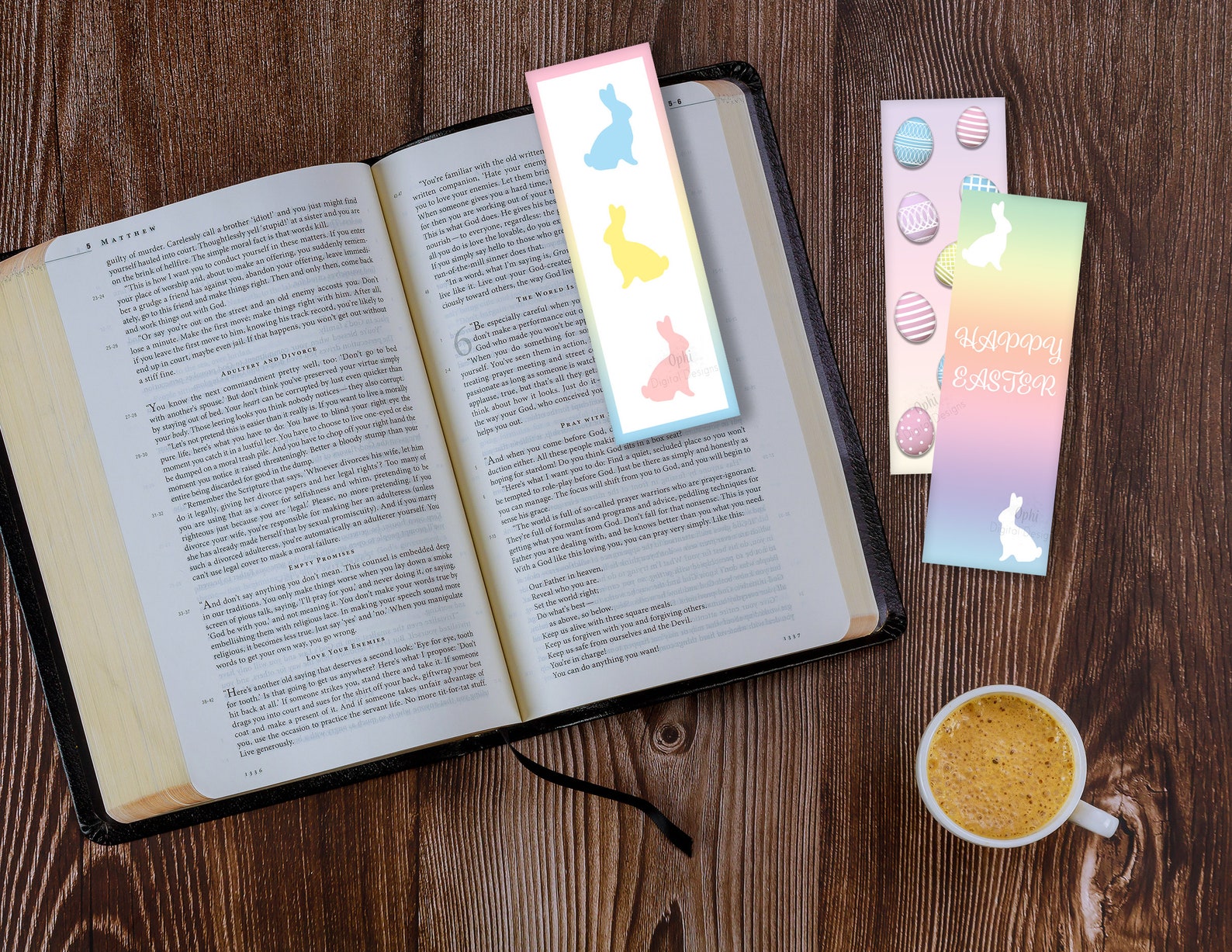 Easter Bookmarks, Printable Bookmark Set - Etsy