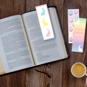Easter Bookmarks, Printable Bookmark Set - Etsy