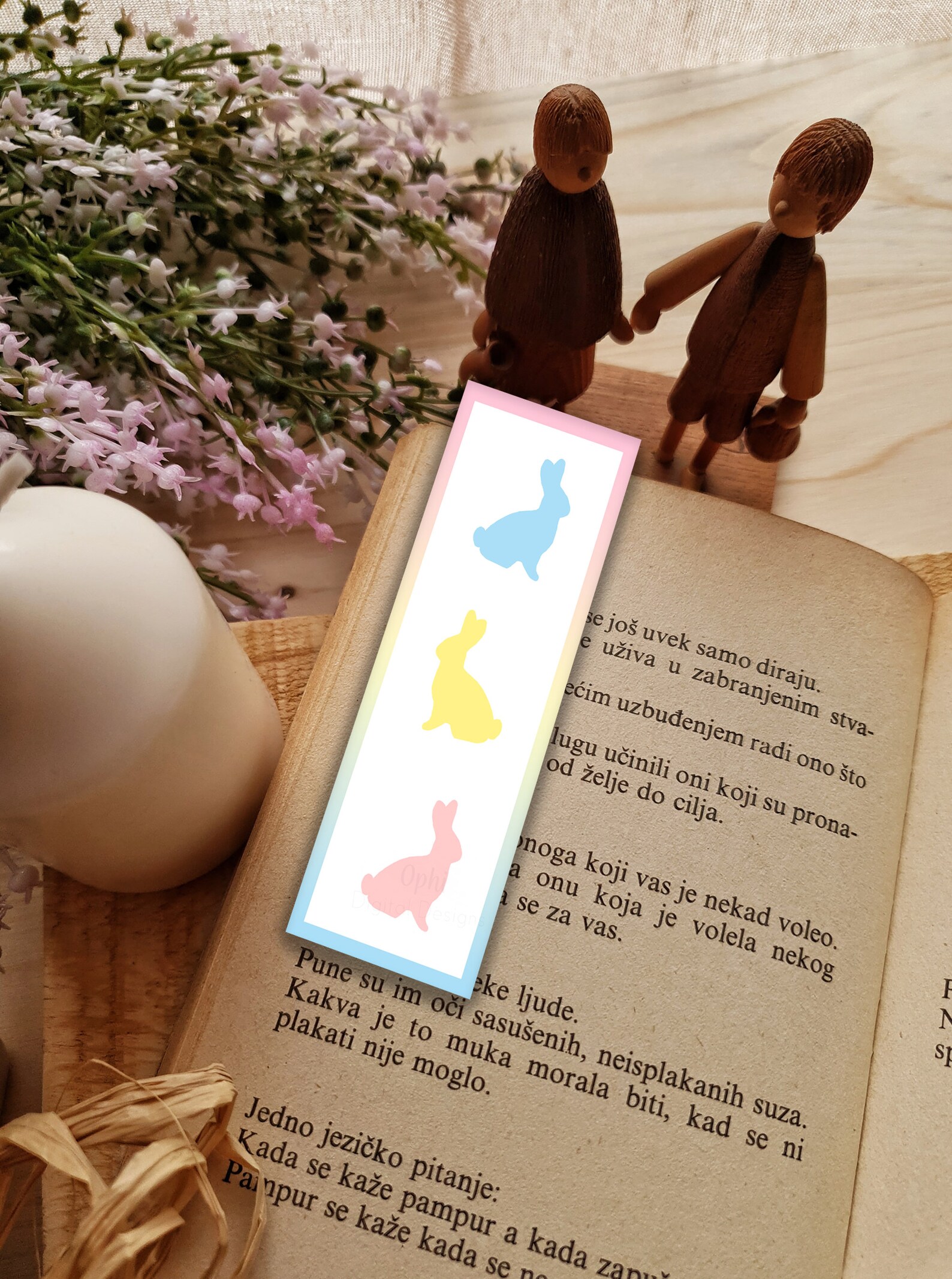 Easter Bookmarks, Printable Bookmark Set - Etsy