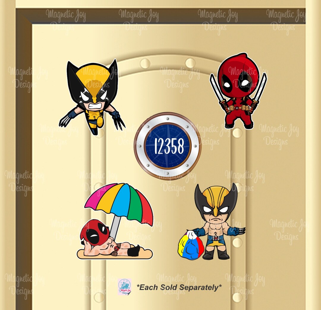 PERSONALIZED Superheroes-deadpool Wolverine Disney Inspired Funny ...