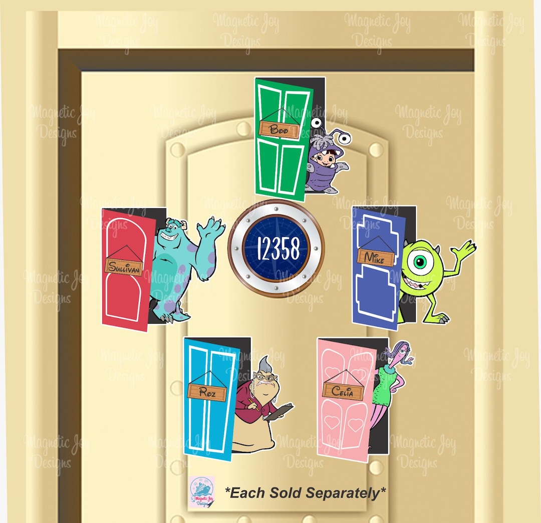 PERSONALIZED Doors Monsters Inc. Disney Movie Inspired Cruise Door ...