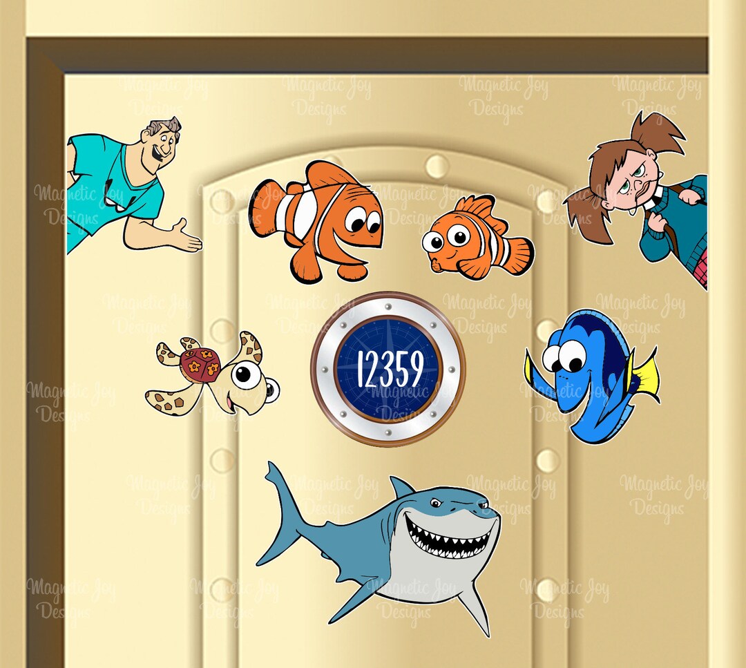 Nemo Magnets for Cruise Ships' Stateroom Doors / Gift - Etsy