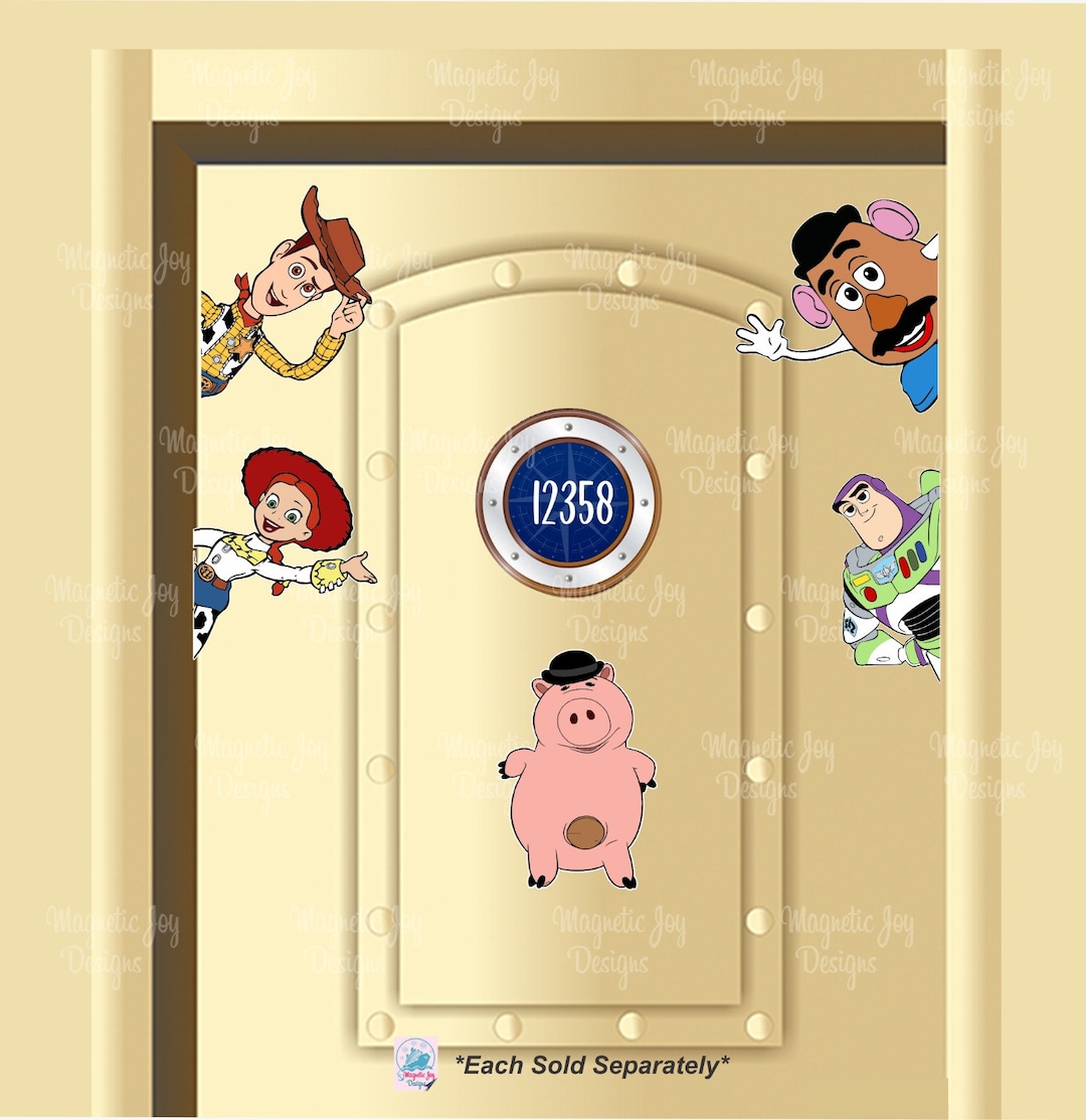 Toy Story Disney-inspired Cruise Door Magnets/gift Ideas /cruise Door ...