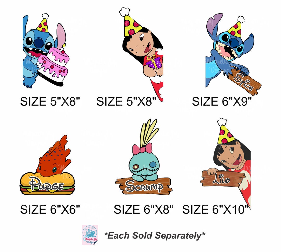 Happy Birthday Lilo & Stitch-disney Inspired Cruise Ships Door - Etsy