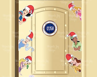 Cinderella Princess Disney Cruise Inspired Suite Door Magnets/princess ...