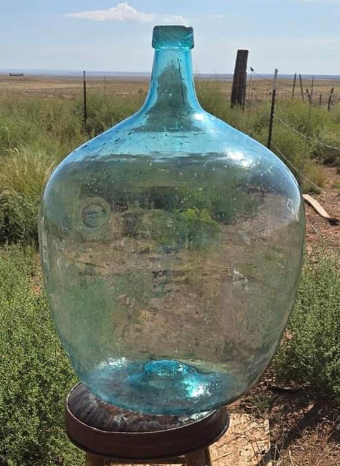 Demijohn Extra Large Hand Blown Believed to Be a Zanesville Ohio Piece ...