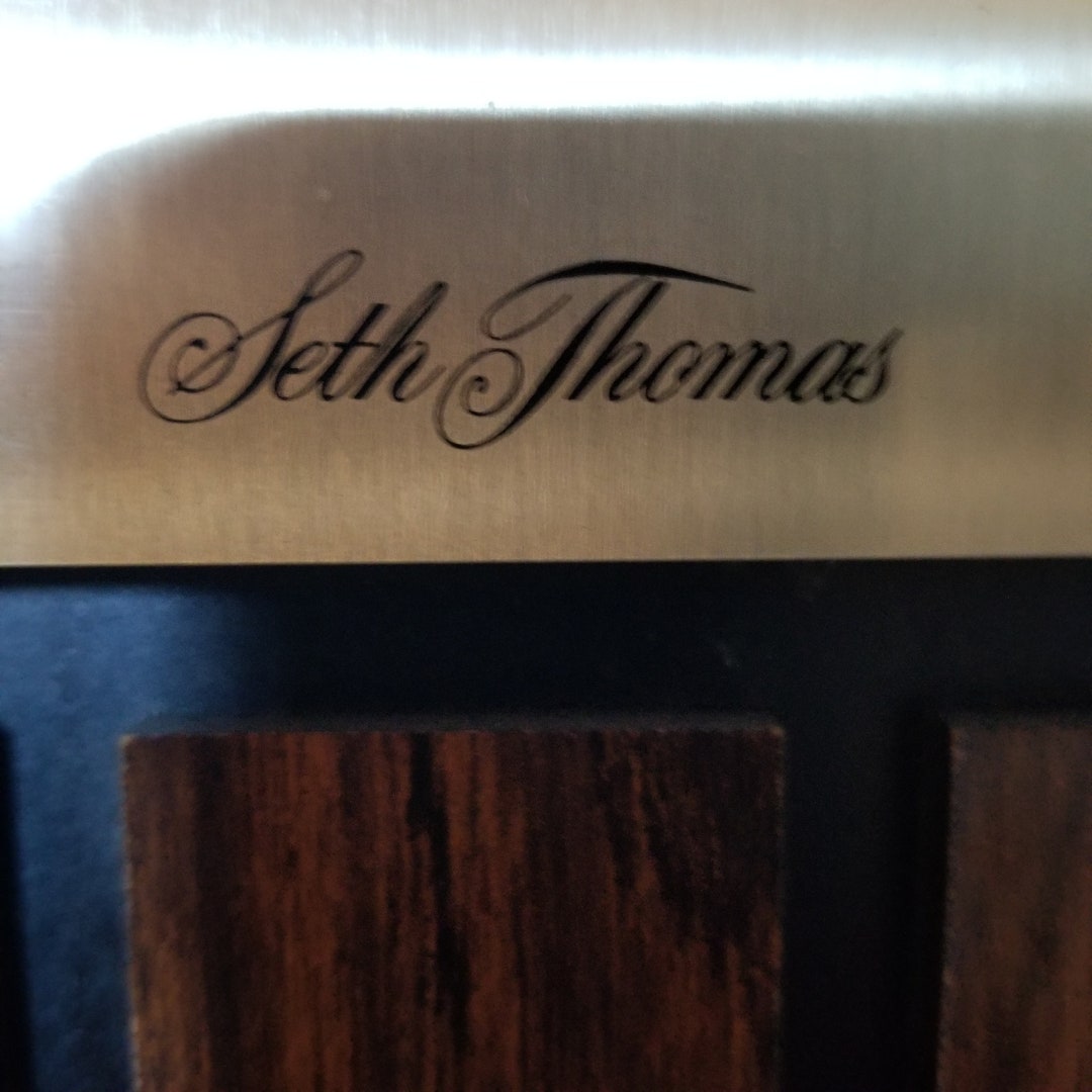 Mid Century Modern Iconic Seth Thomas Faux Rosewood Clock. - Etsy