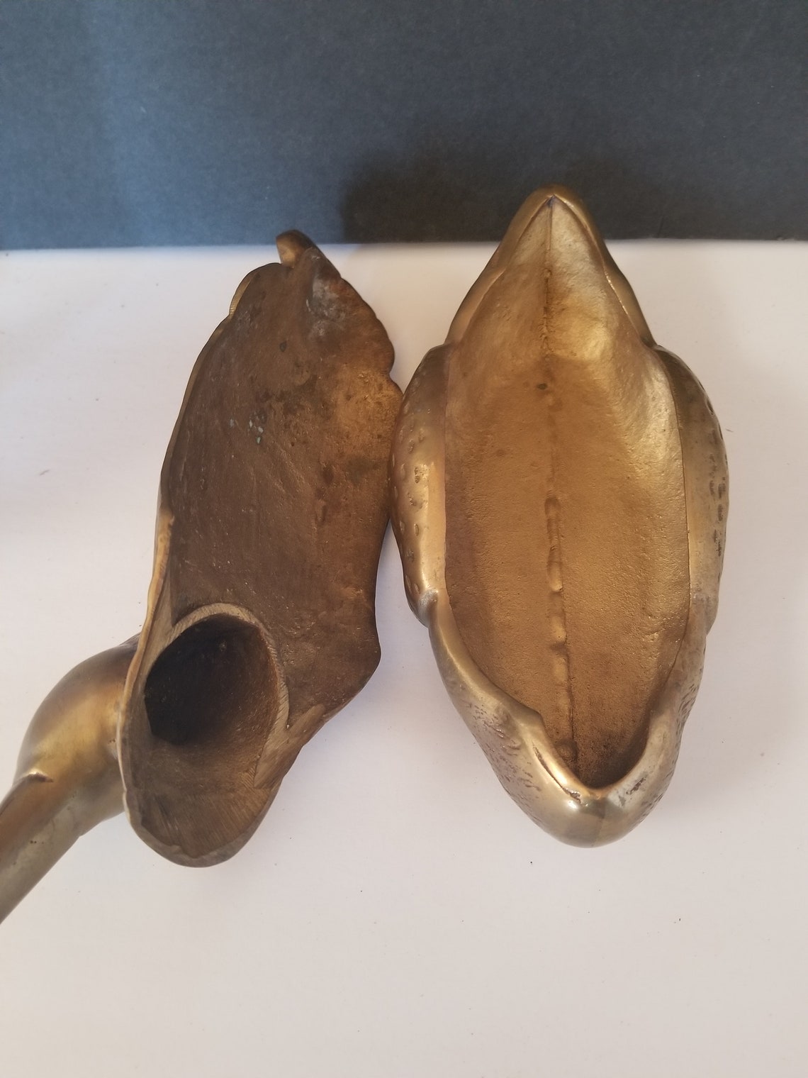 Mallard Brass Duck Box Decoy Storage Compartment Thick Brass Casted ...