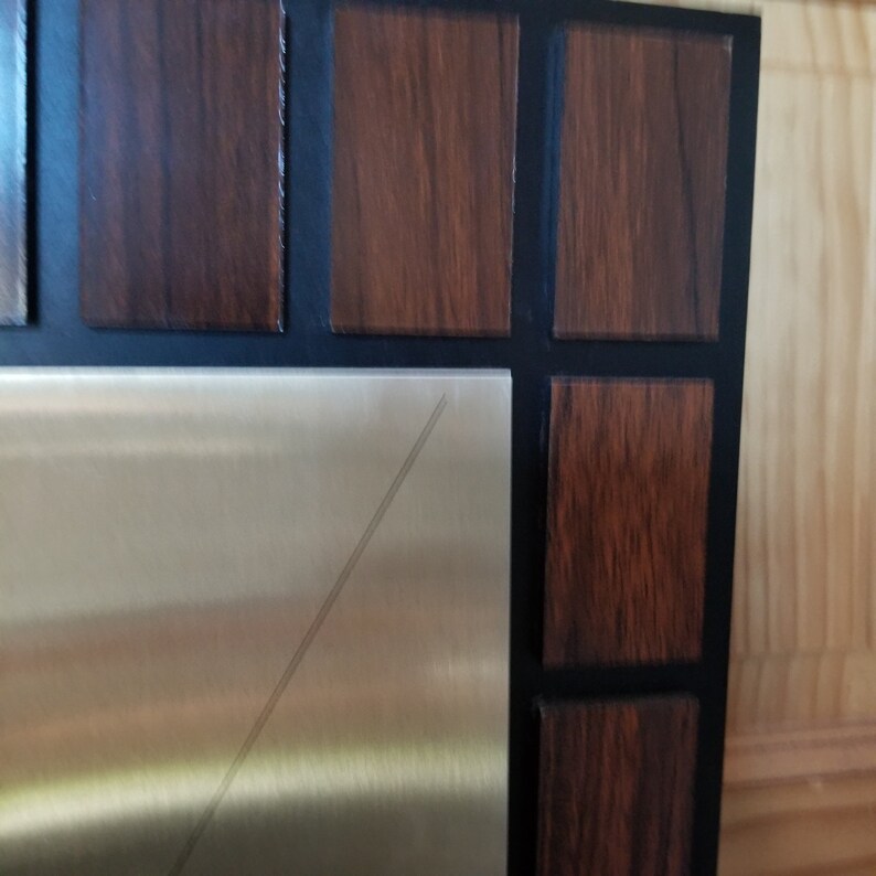Mid Century Modern Iconic Seth Thomas Faux Rosewood Clock. Cubism ...