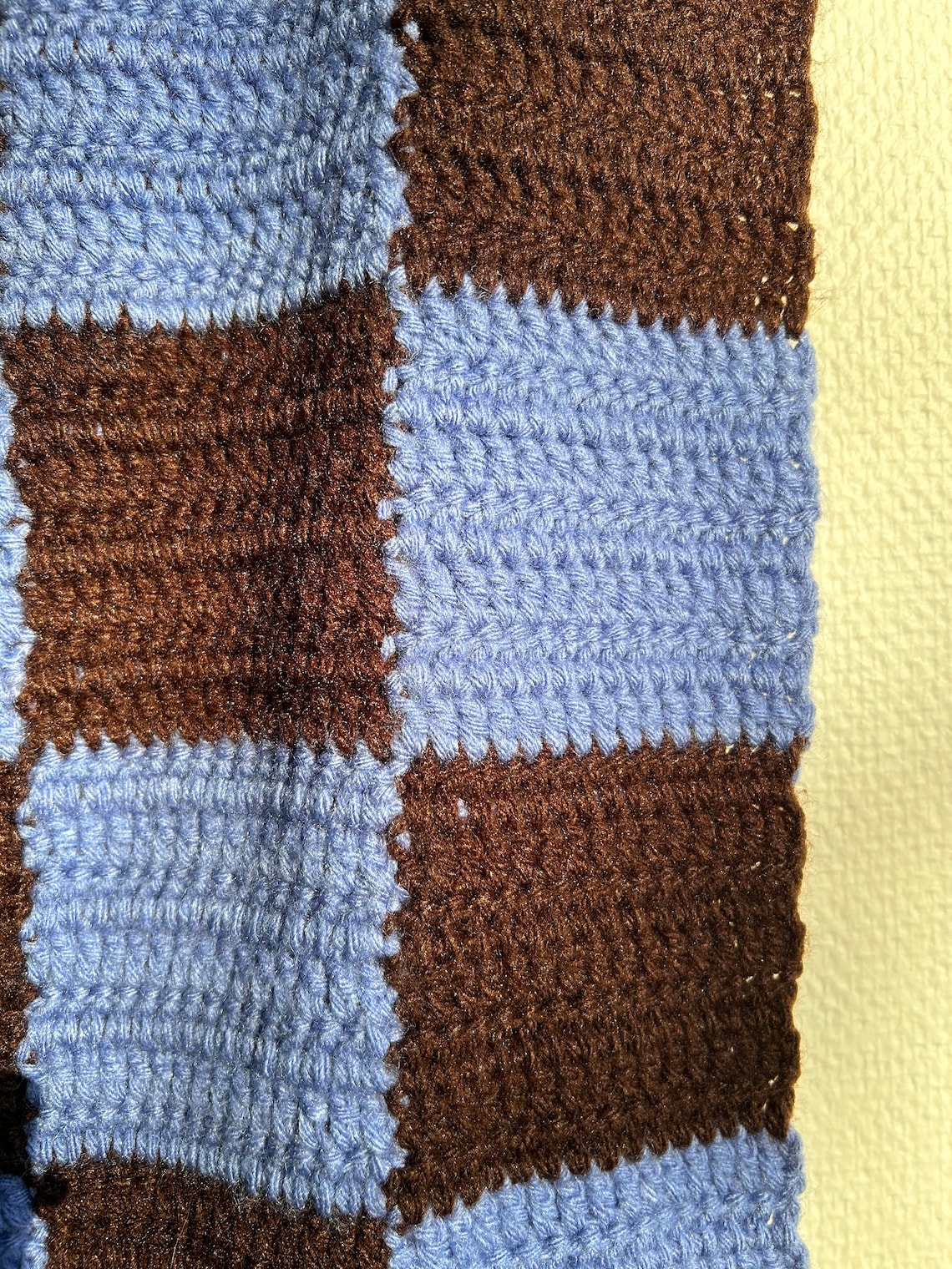 Checkered Scarf Crochet Pattern - Etsy