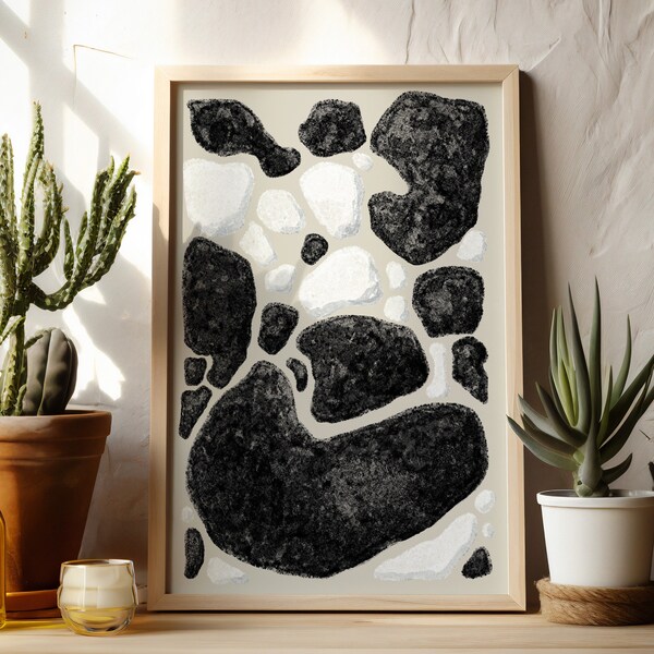 Zen Rocks Wall Art - Etsy