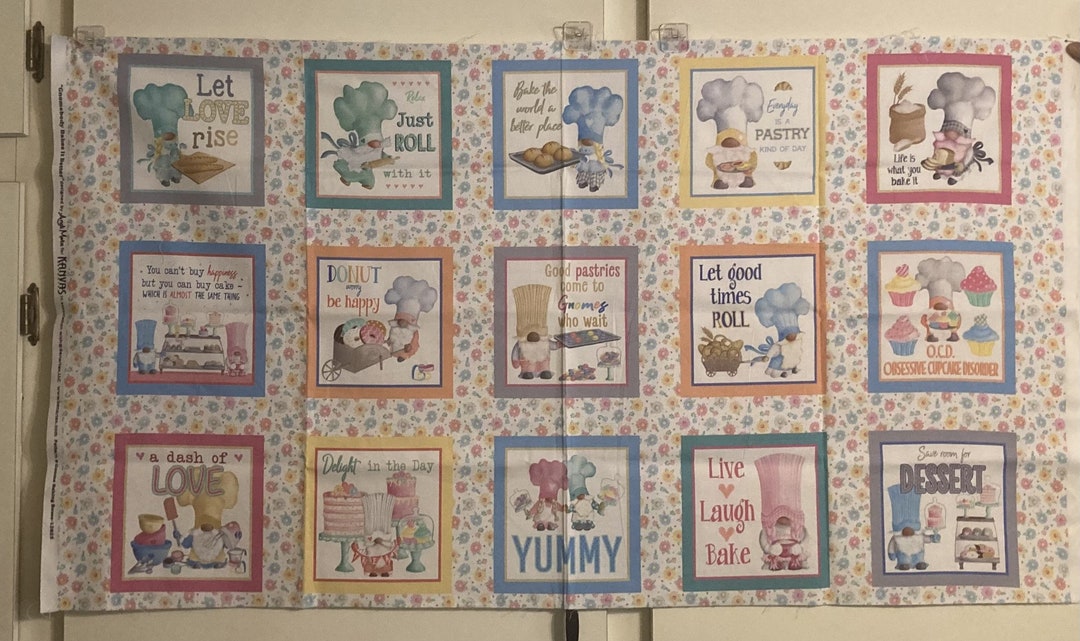 Gnomes Baking Panel - Etsy