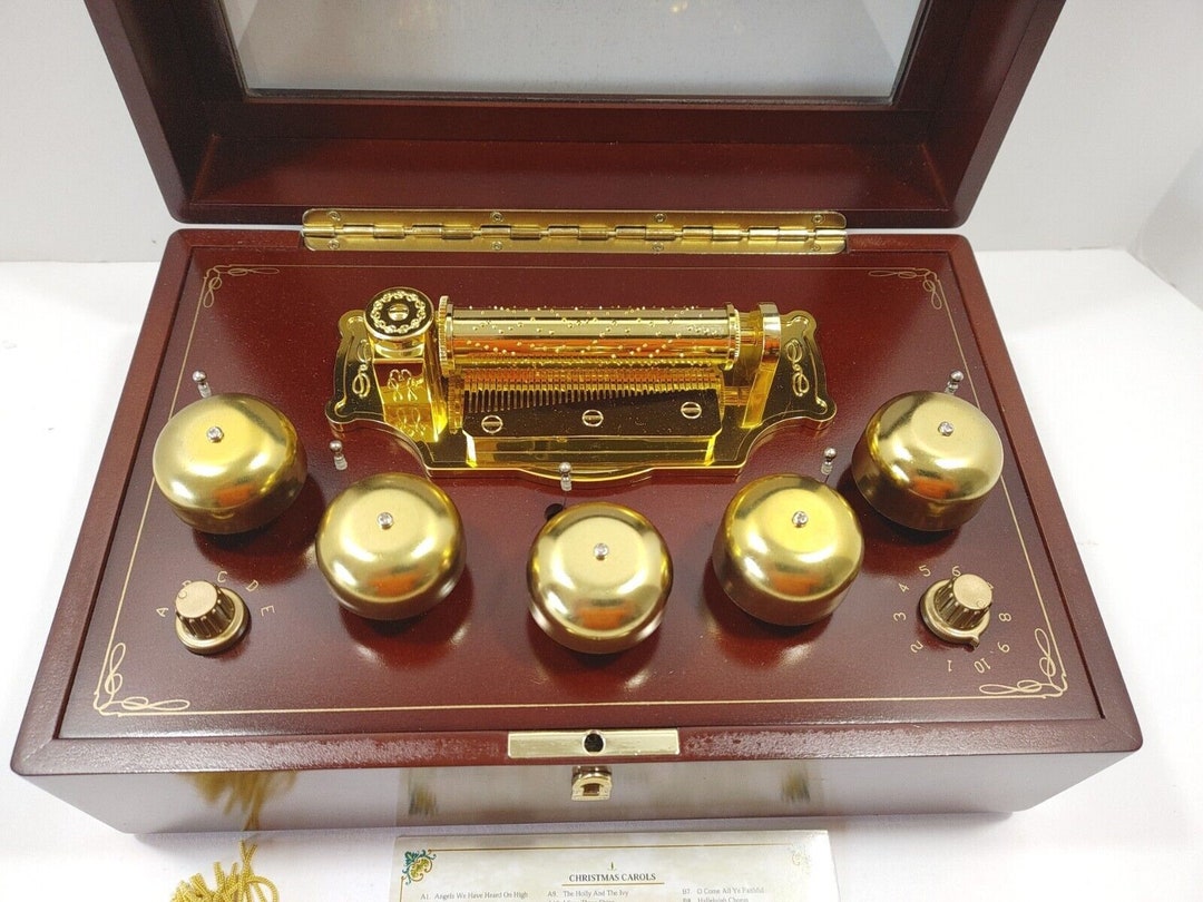 Mr. Christmas Music Box Animated Concertina 50 Carols & - Etsy