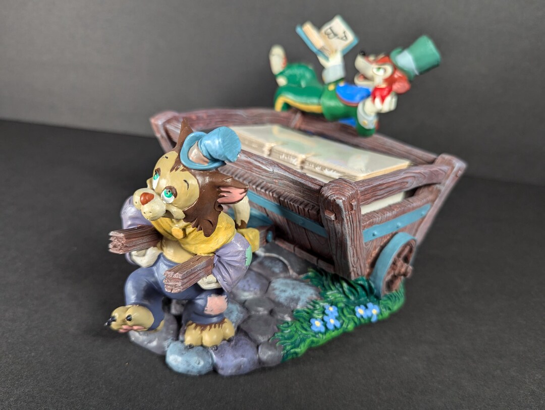 Vintage Pinocchio Honest John/gideon ADDRESS ROSTER W Card Disney Desk ...