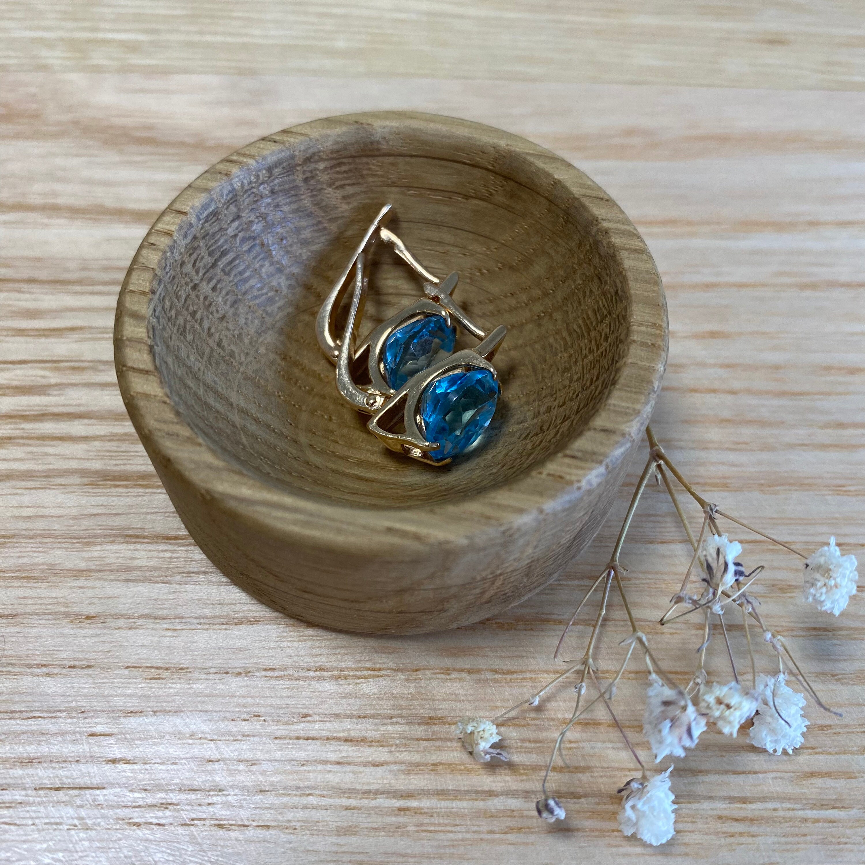 Jewelry Dish Solid Oak Wood | Ring Dish | Wedding Ring Holder | Wooden ...