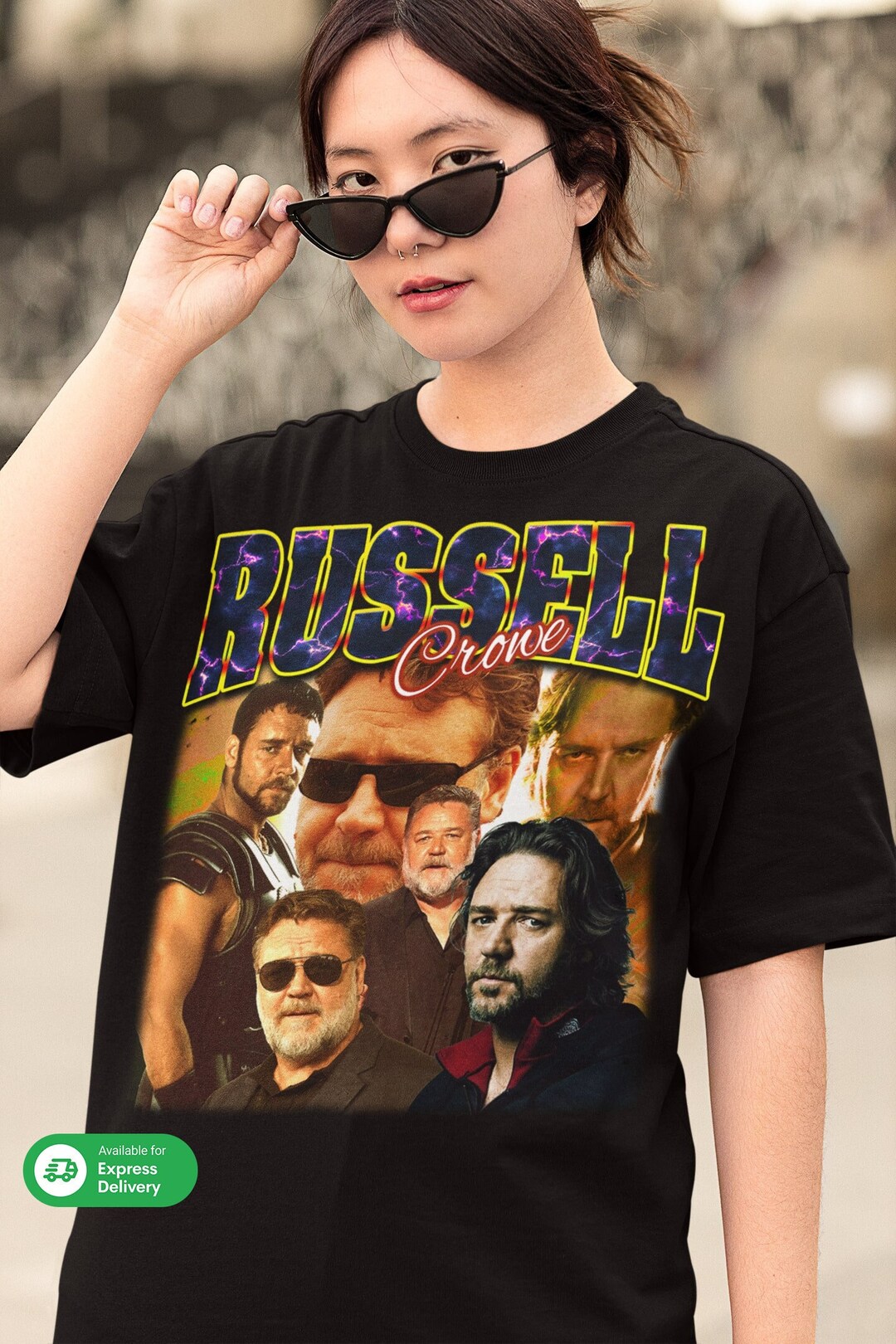 Russell Crowe Vintage Shirt Actor Homage Tshirt Movie TV - Etsy