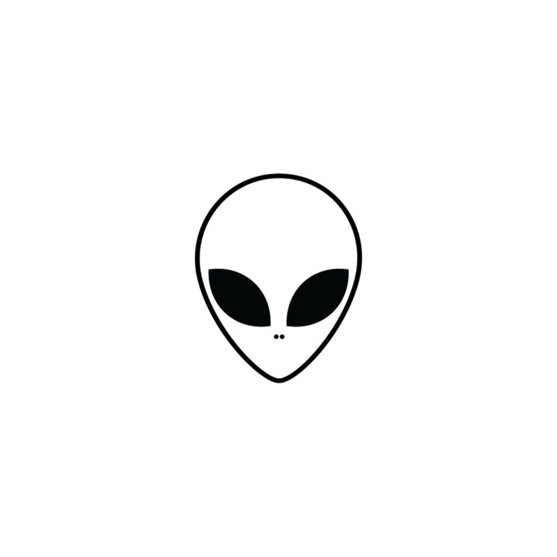 Alien Head Svg - Etsy