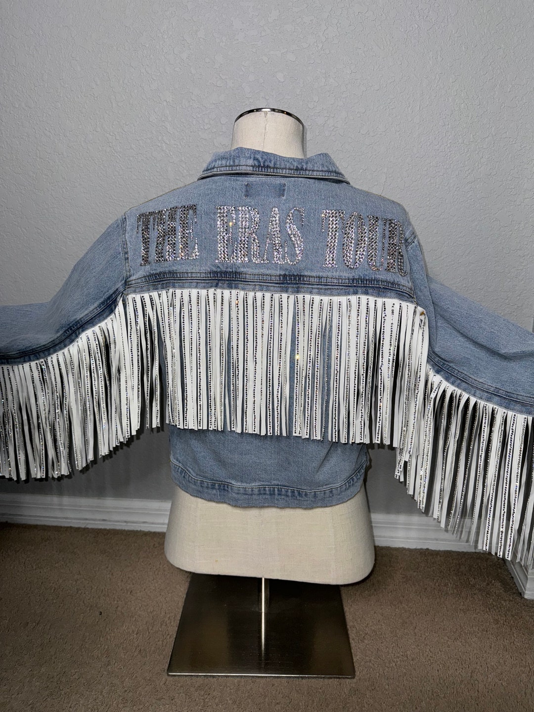 Taylor Swift the Eras Tour Denim Blinged Out Jacket - Etsy