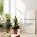 Accountability, Motivational Wall Art, Inspirational Quote Print ...