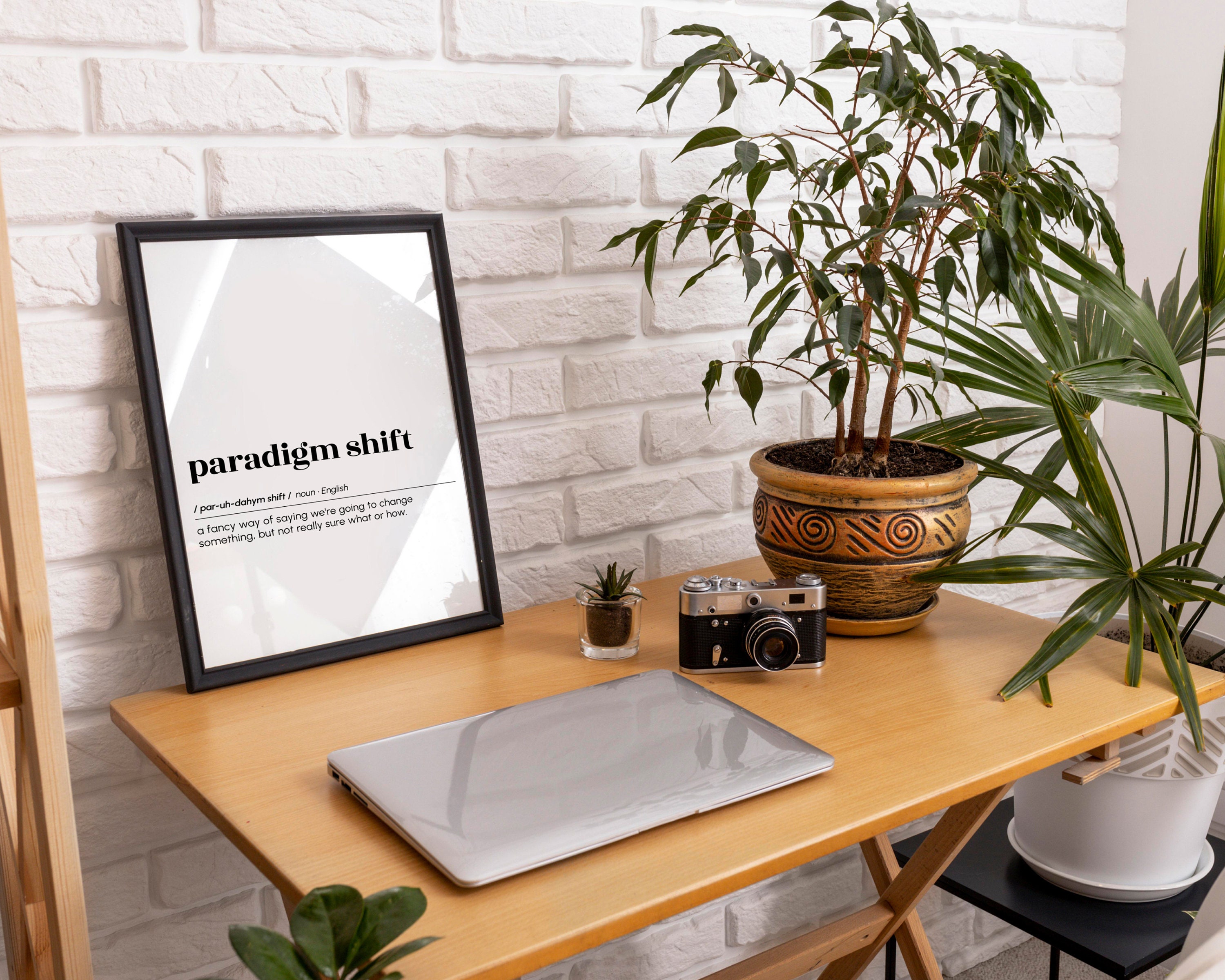 Paradigm Shift, Funny Definition Print, Funny Office Wall Art, Home ...