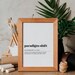 Paradigm Shift, Funny Definition Print, Funny Office Wall Art, Home ...