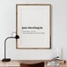Just Checking In, Funny Definition Print, Office Wall Art, Home Office ...