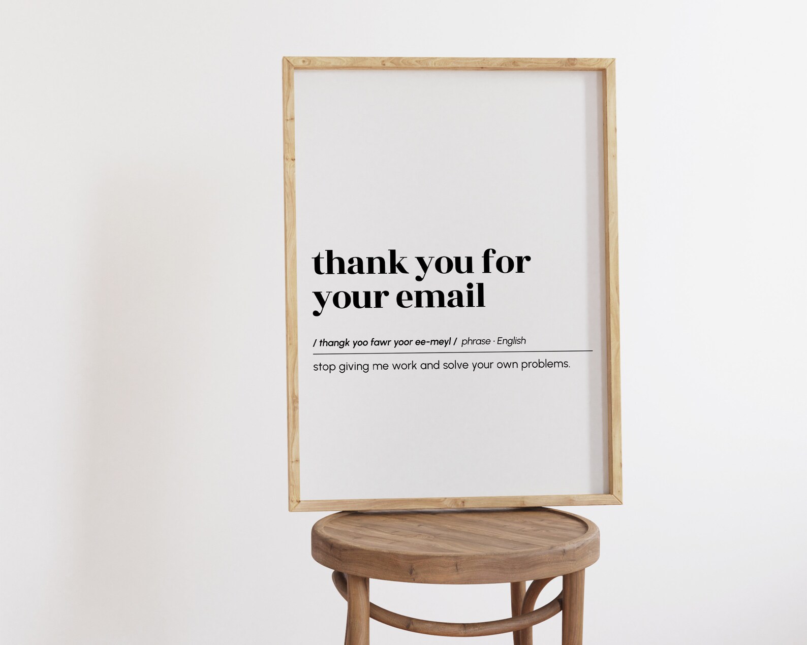 Funny Definition Print, Common Email Phrase, Office Wall Art, Home ...