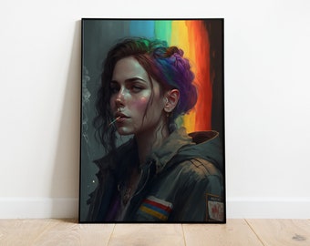 Pride Flag Digital Download Wall Art Print Printable Pride - Etsy