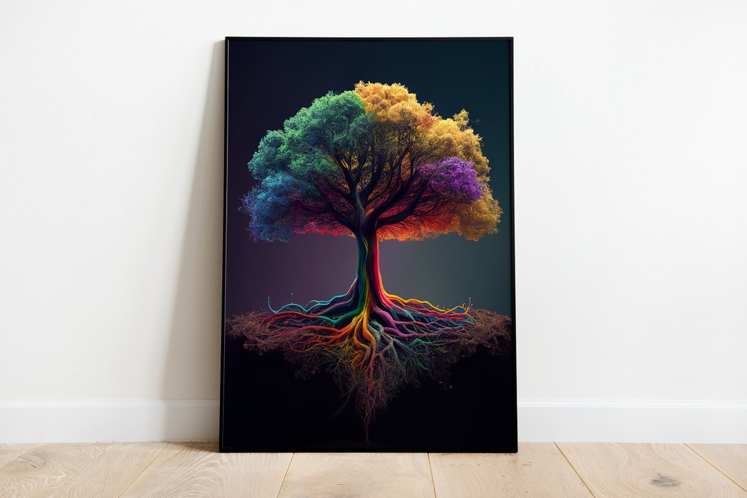 Shadow of Colors: Portrait of the Tree of Life in the Dark, Home ...