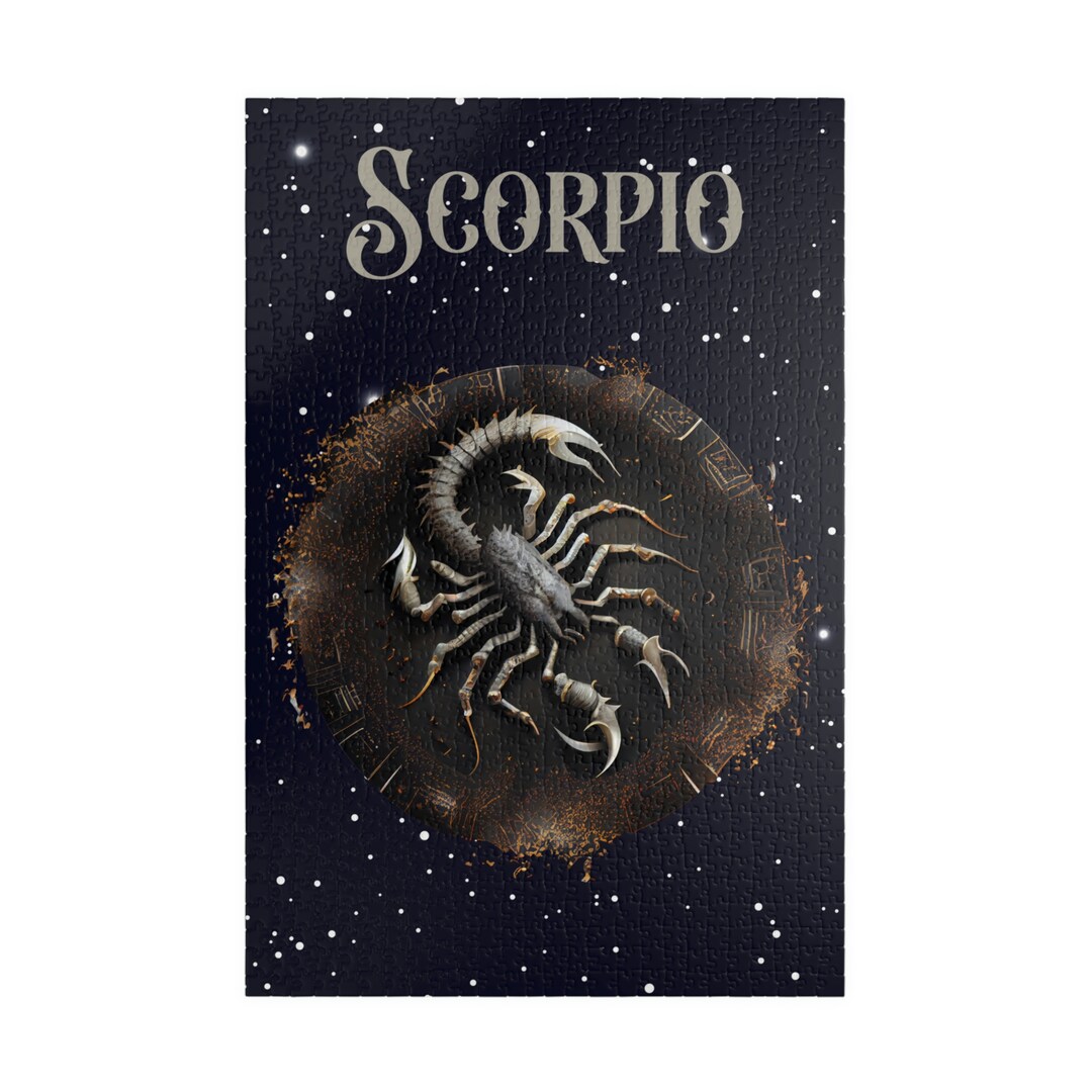 Scorpio Zodiac Puzzle, Scorpio Puzzle, Zodiac Puzzle, Gift for Scorpio ...