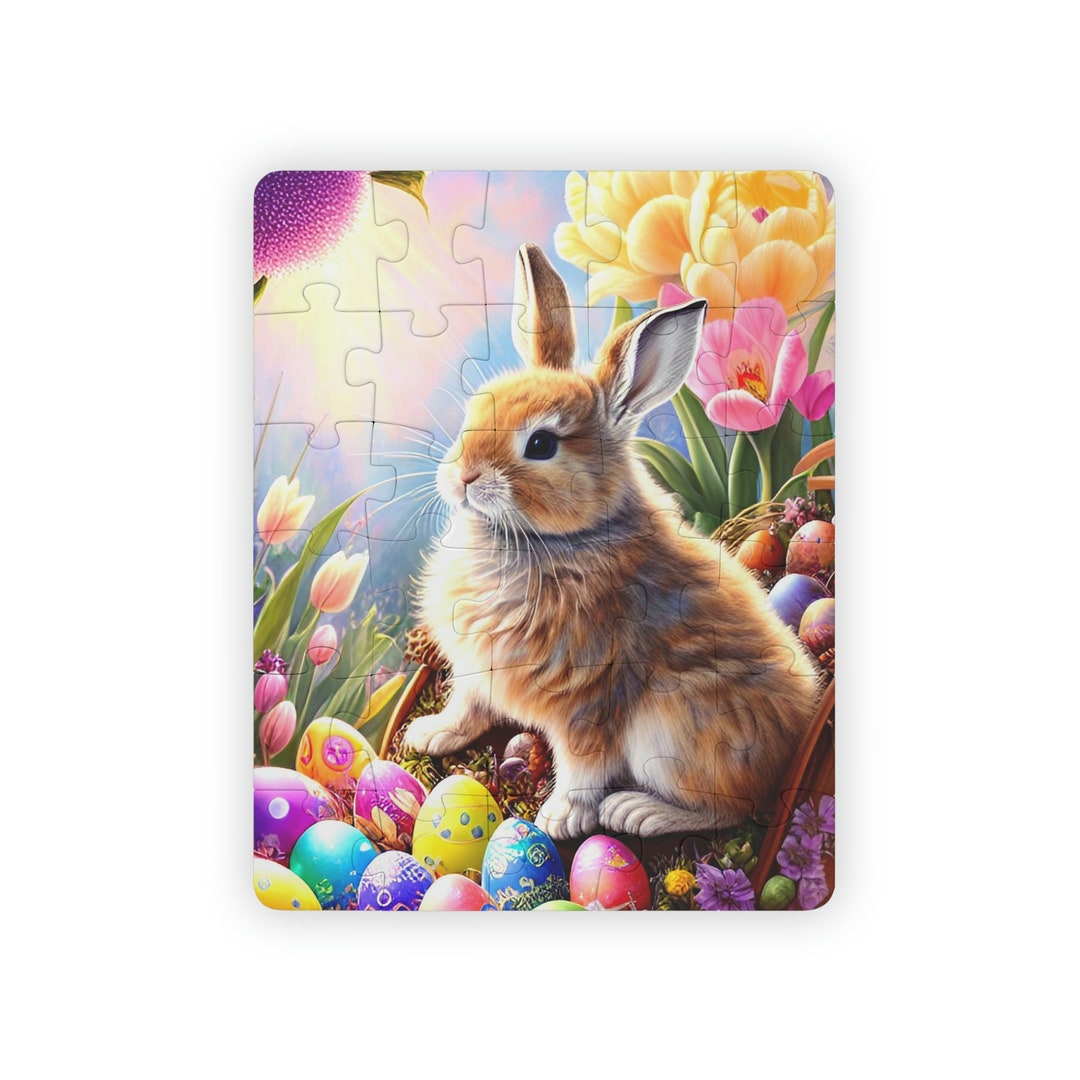 Easter Puzzle, Easter Bunny Puzzle, Kids' Puzzle, Easter Gift for Kids ...