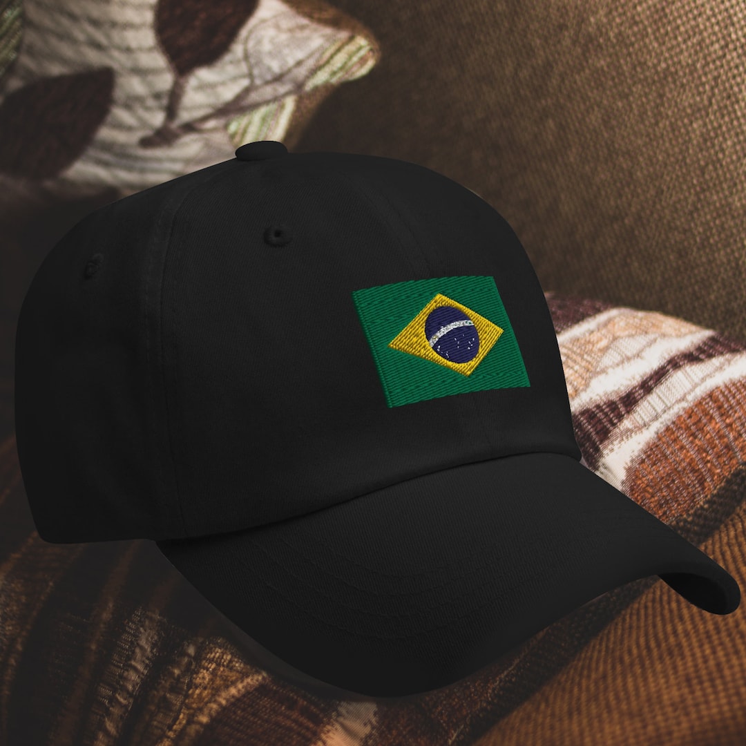 Brazil Hat Brazil Flag Dad Hat Brazil Embroidery Hat for - Etsy