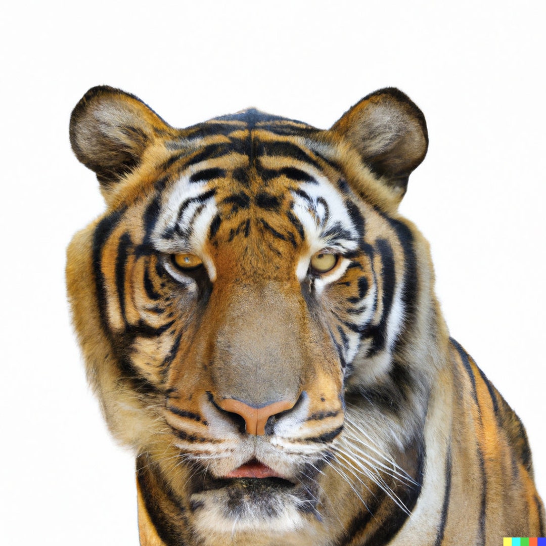 Tiger Portrait - Etsy Tiger Portrait - Etsy