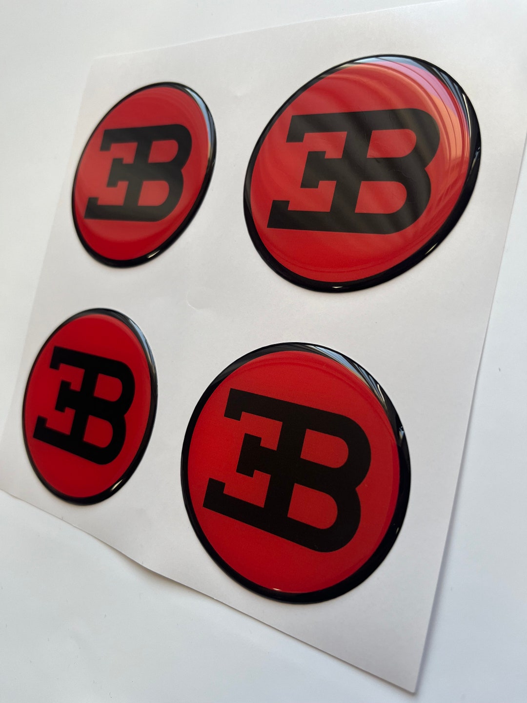 Bugatti Decals Center Wheel Caps Self-adhesive Stickers Logo - Etsy