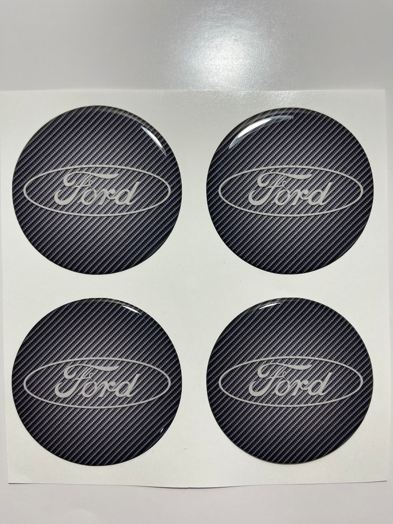 Ford Decals Center Wheel Caps Self-adhesive Stickers Logo Emblem ...