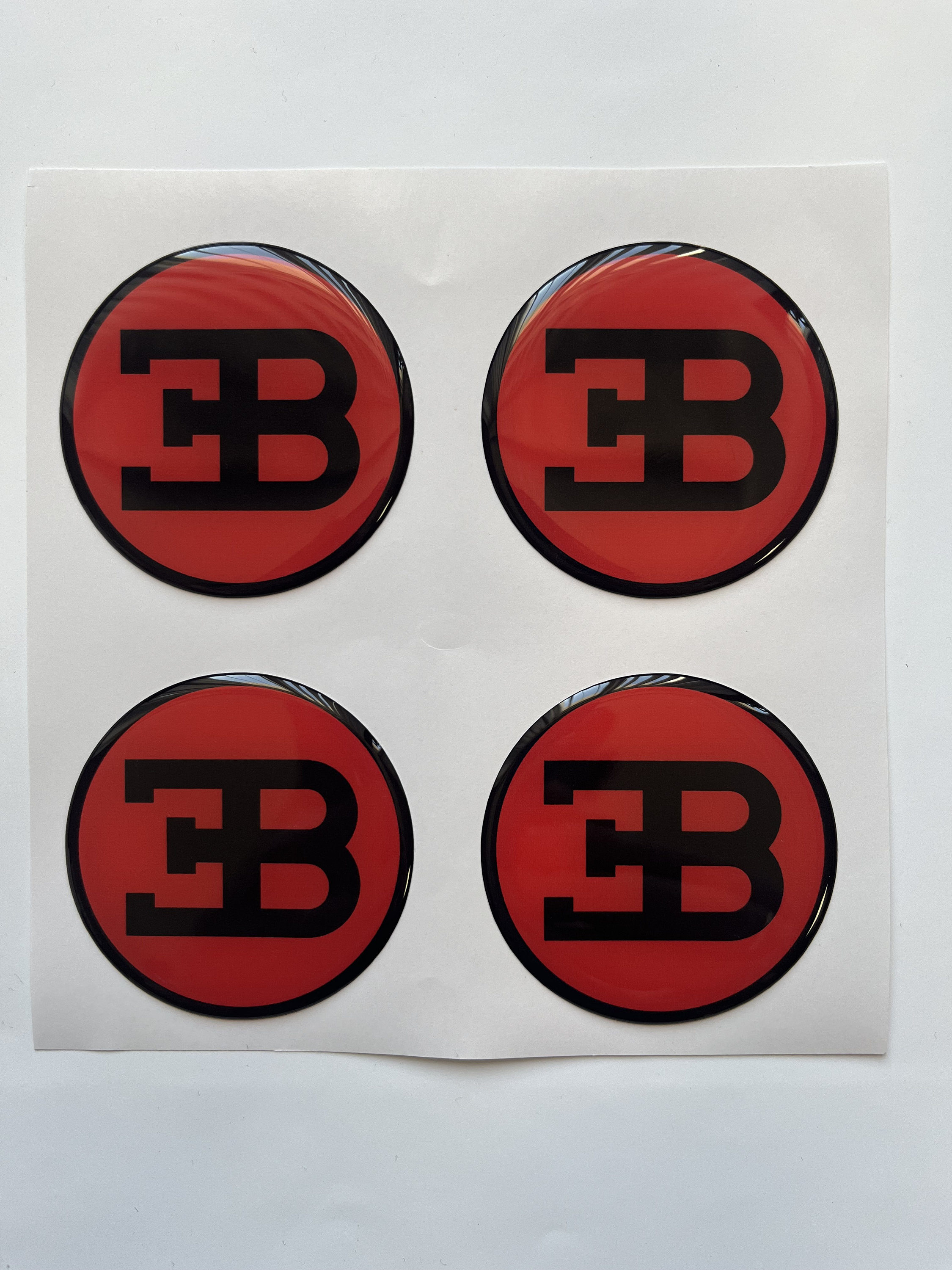 Bugatti Decals Center Wheel Caps Self-adhesive Stickers Logo - Etsy