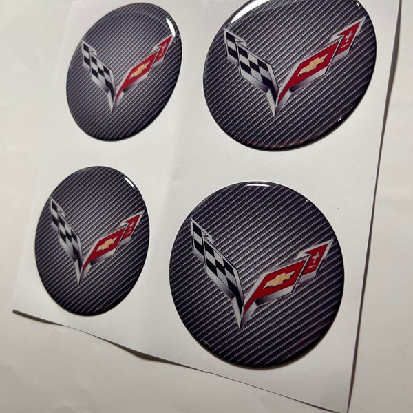 Corvette Center Cap Decals - Etsy