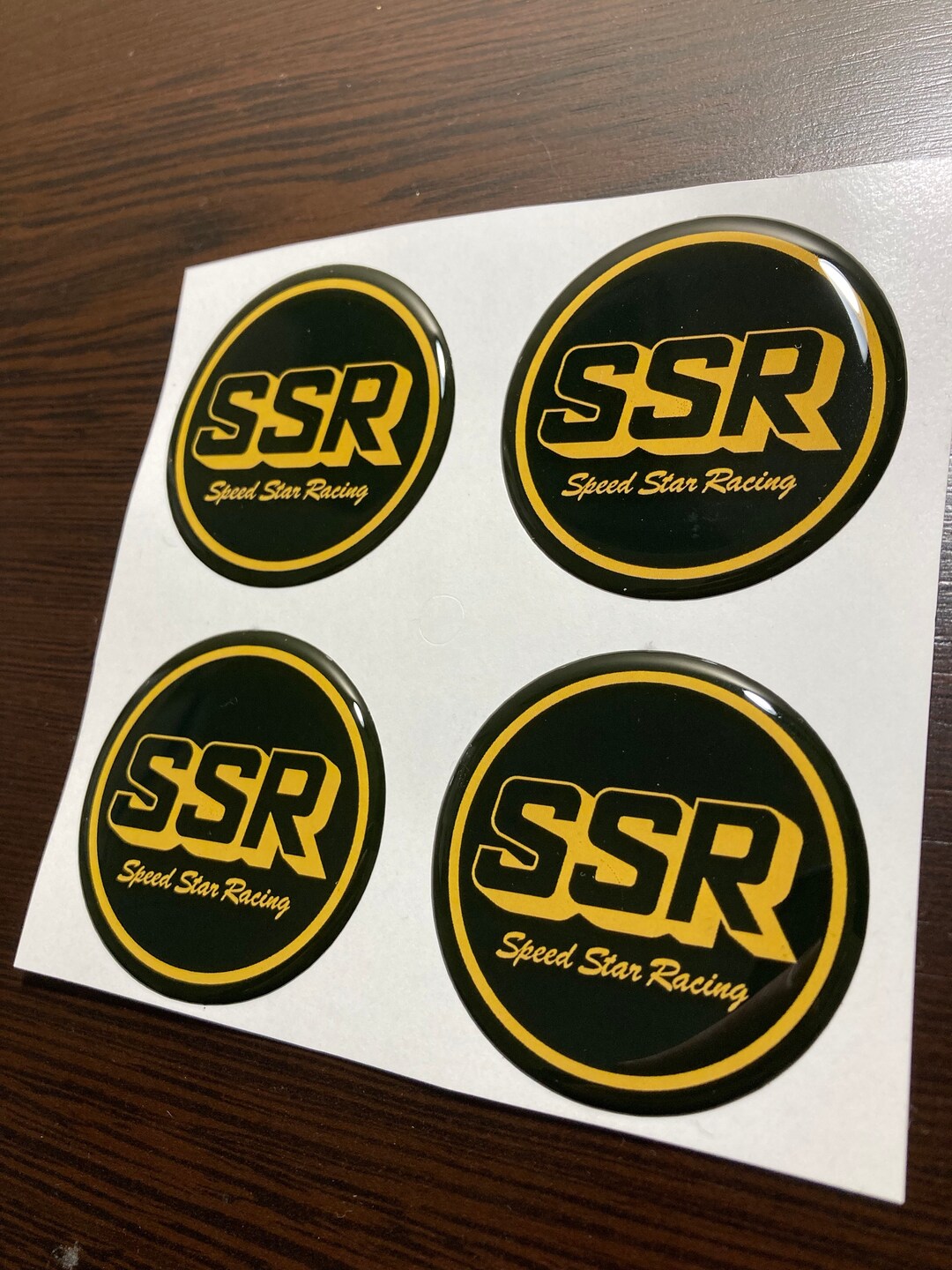 SSR Decals Center Wheel Caps Self-adhesive Stickers Logo - Etsy