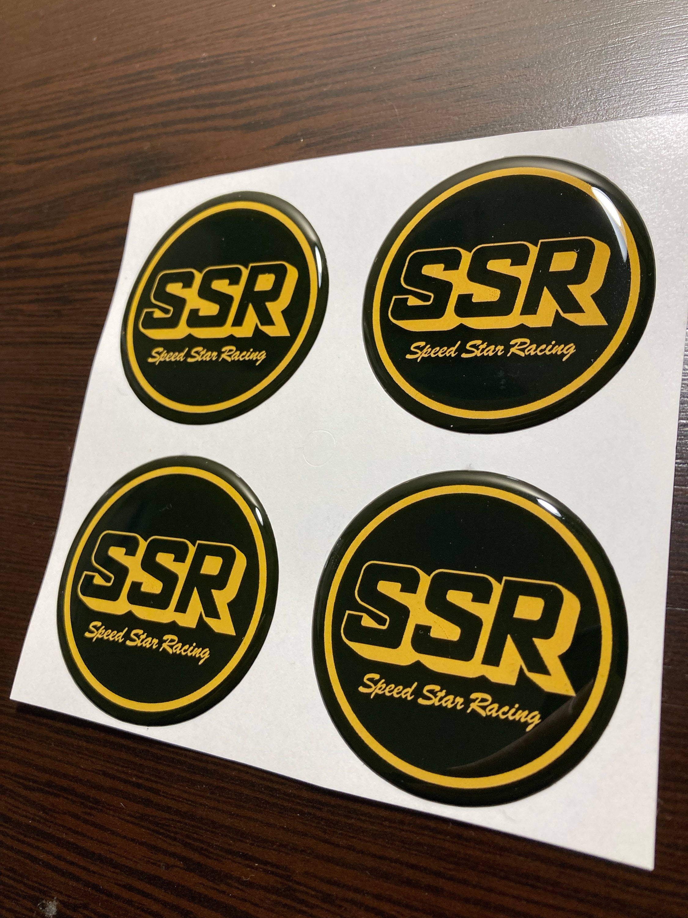 SSR Decals Center Wheel Caps Self-adhesive Stickers Logo - Etsy