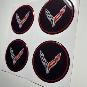Corvette Decals Center Wheel Caps Self-adhesive Stickers - Etsy