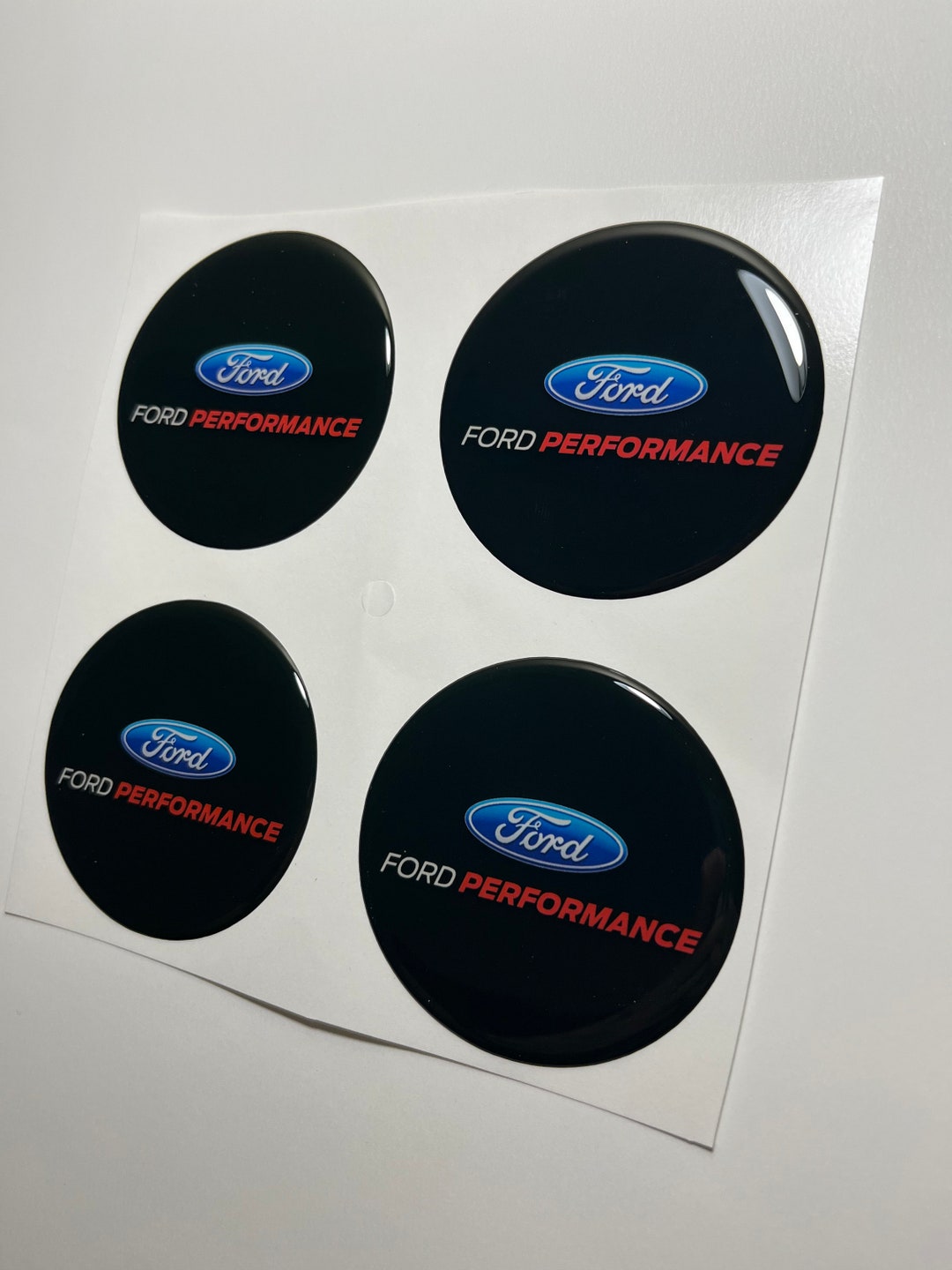 Ford Decals Center Wheel Caps Self-adhesive Stickers Logo Emblem ...