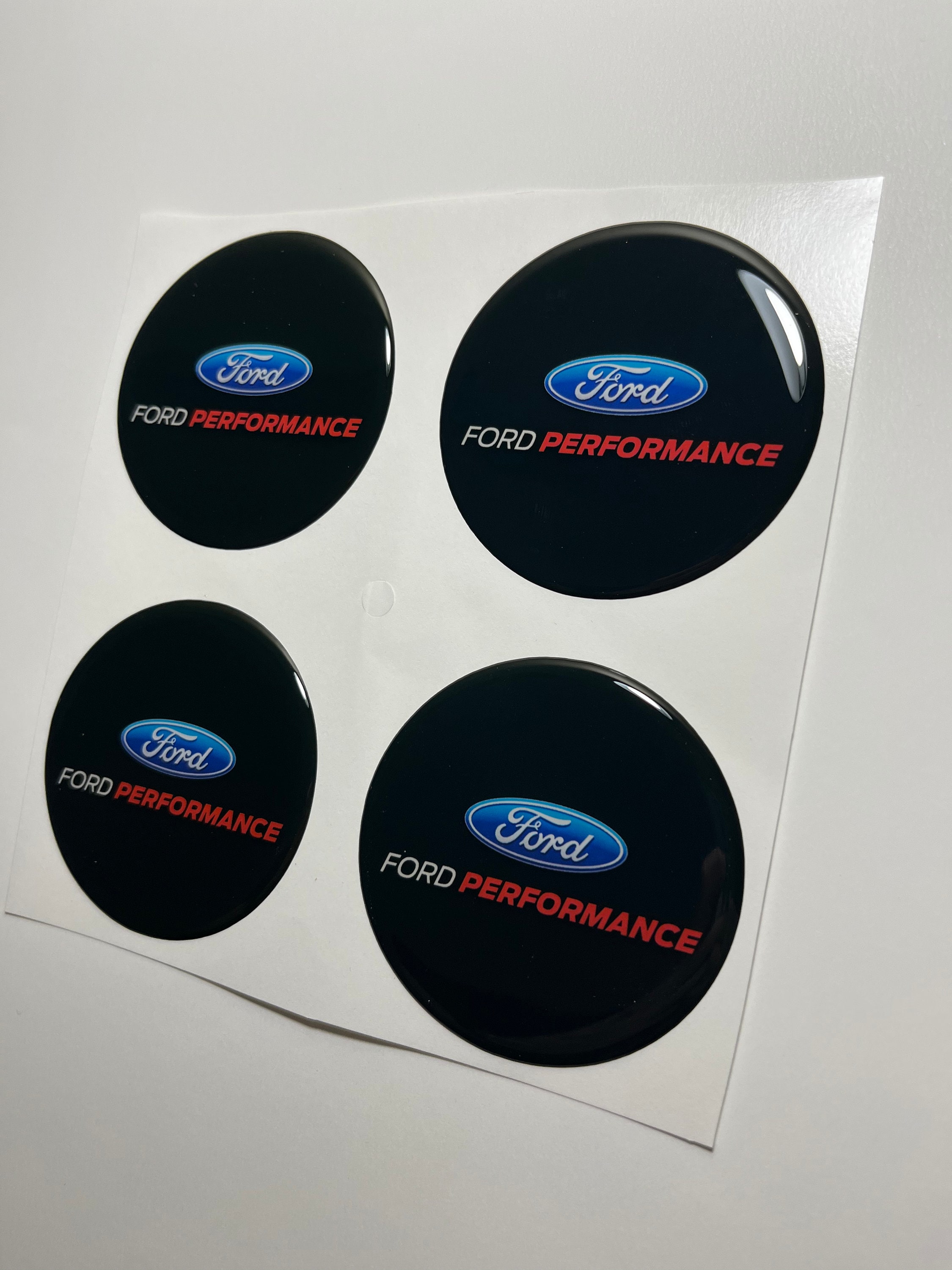 Ford Decals Center Wheel Caps Self-adhesive Stickers Logo Emblem ...
