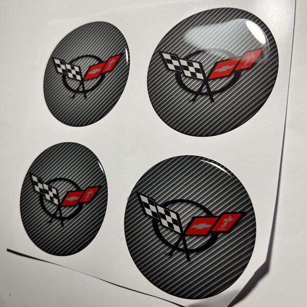 Corvette Center Cap Decals - Etsy