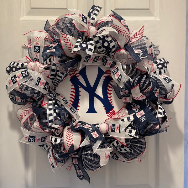 Yankees Wreath - Etsy