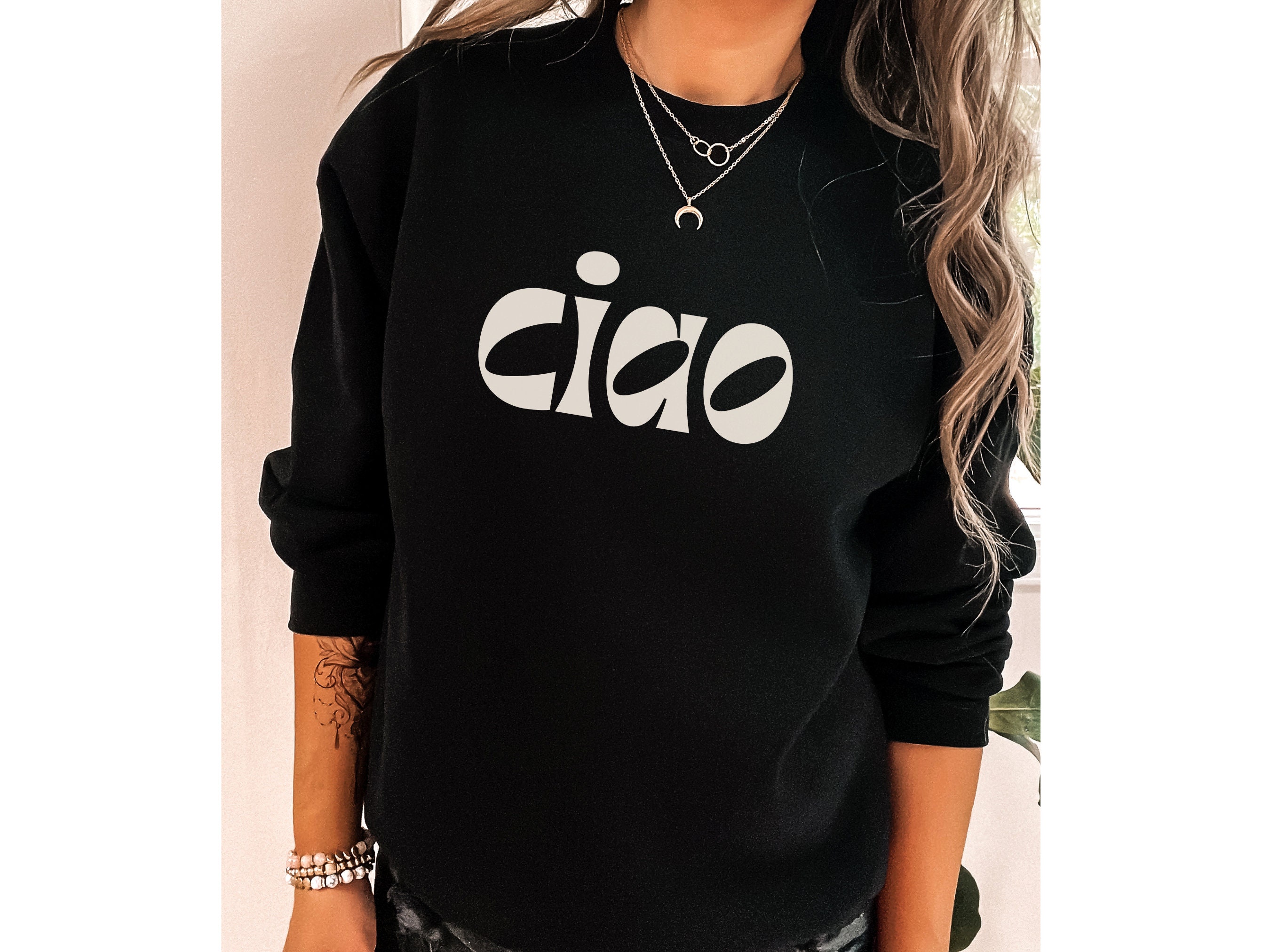 Ciao Sweatshirt, Travel Crewneck, Ciao Bella Pullover, Ciao Bella ...