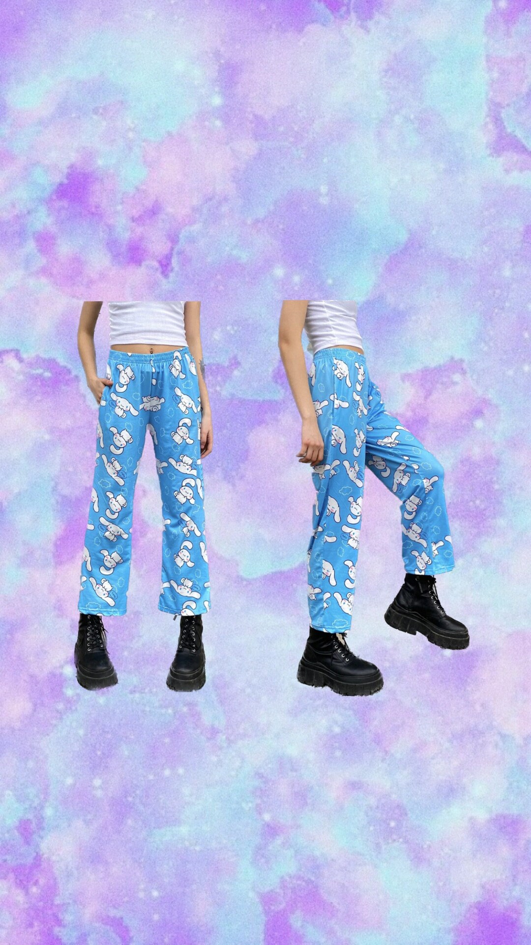 Cinnamoroll Pajama Pants, Cinnamoroll gift, Cinnamoroll sanrio ...