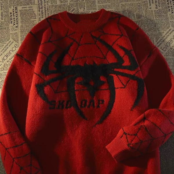Spiderman Sweater Zip - Etsy