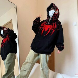 Y2k Spider Hoodie, Spider-man Hoodies, Marvel Hoodies, Spiderman ...