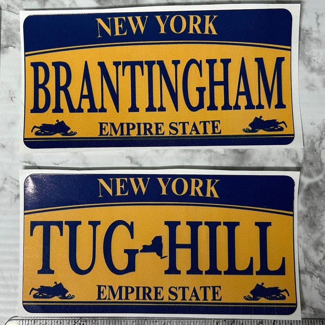Brantingham, Tug Hill, New York, Decals, Snowmobile Decals, Lewis ...