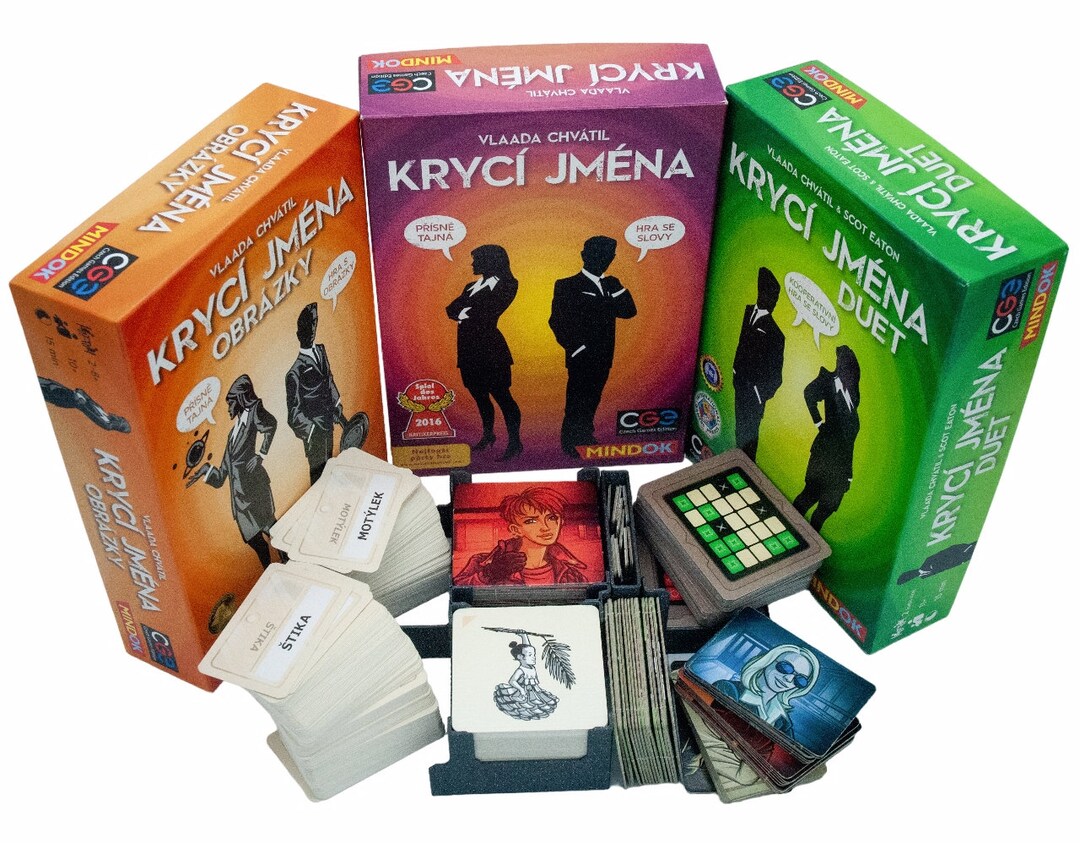 Loup Garou 1 Piu00e8ce Codenames: Pictures Party Board Game De Cge Czech Games Edition - Parfait ...